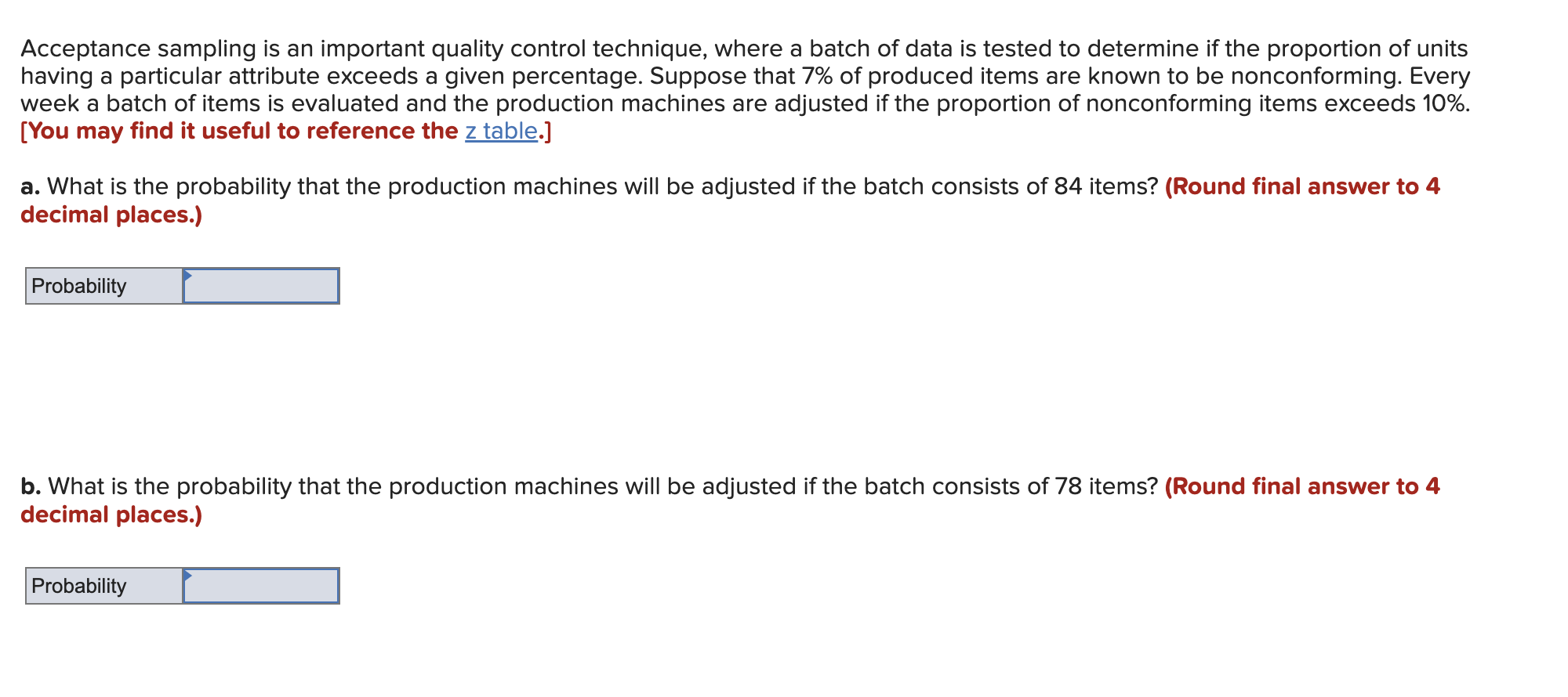 Solved Acceptance sampling is an important quality control | Chegg.com