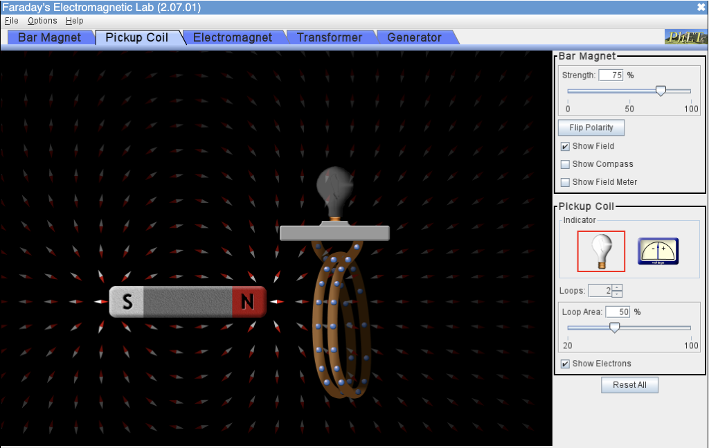 Find the radius of the wire loops in the simulation | Chegg.com