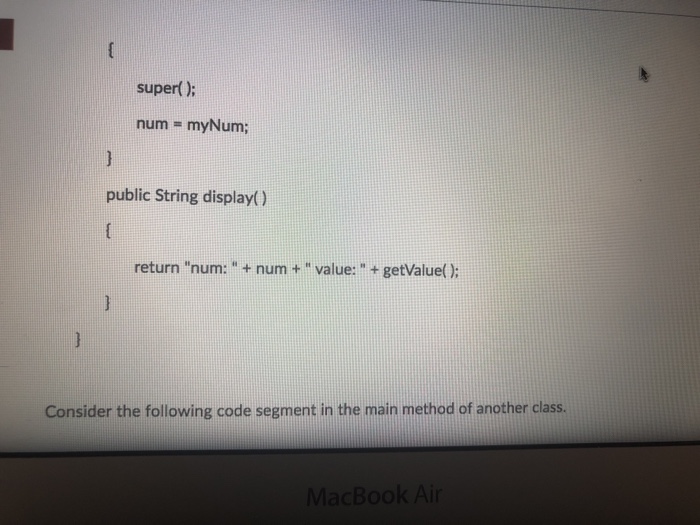Solved public abstract class Alpha private int value -4; | Chegg.com