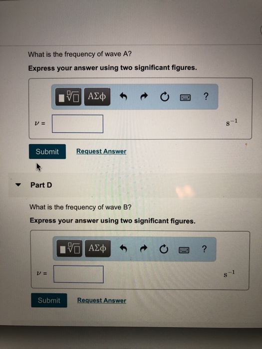 Solved What is the wavelength of wave A? Express your answer | Chegg.com