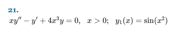 Solved In each of Problems 18 through use the method of | Chegg.com