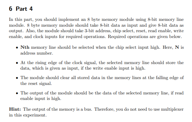 3 Part 1 In this part of the experiment, you should | Chegg.com
