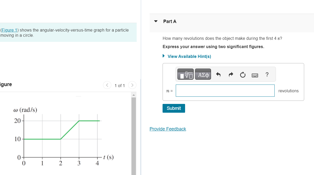 Solved (Figure 1) shows the angular-velocity-versus-time | Chegg.com
