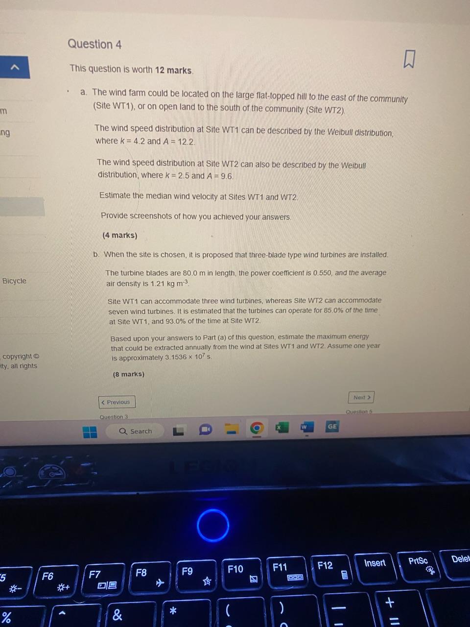 Solved a. The wind farm could be located on the large | Chegg.com