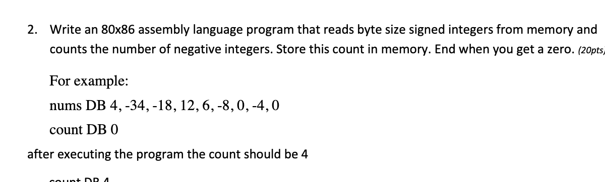 By using TASM assembler (DosBox) not an | Chegg.com By using TASM assembler (DosBox) not an | Chegg.com