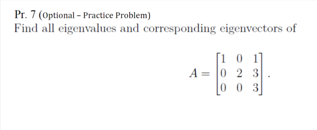 Solved Pr. 7 (optional - Practice Problem) Find all | Chegg.com