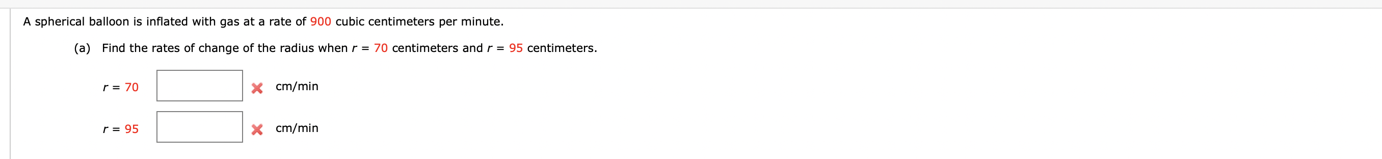 Solved m/sec ) and the rate of horizontal change (in m/sec ) | Chegg.com