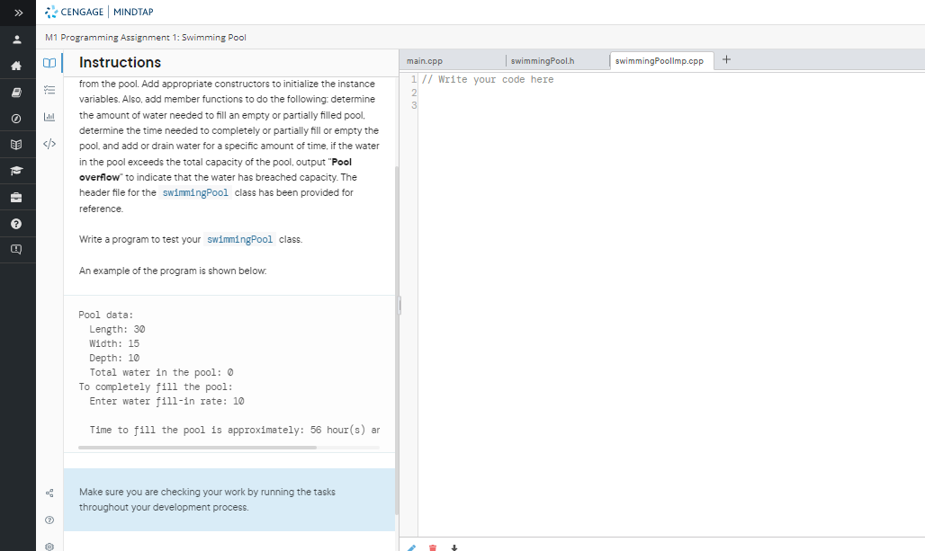 Solved Instructions Write the definition of a class | Chegg.com