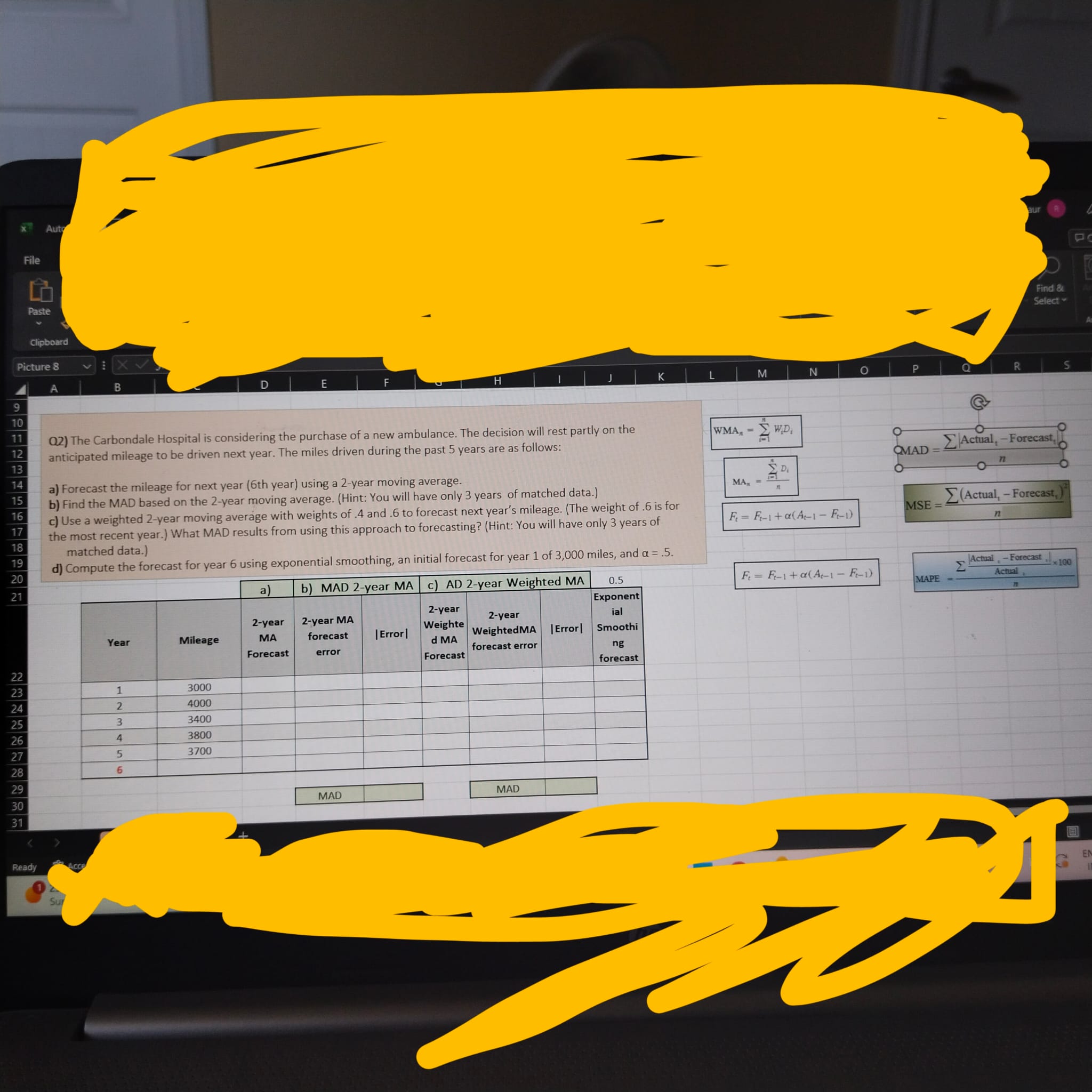 Solved Q2) The Carbondale Hospital is considering the | Chegg.com