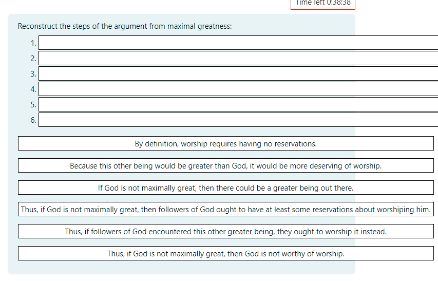 Solved Reconstruct the steps of the argument from maximal | Chegg.com