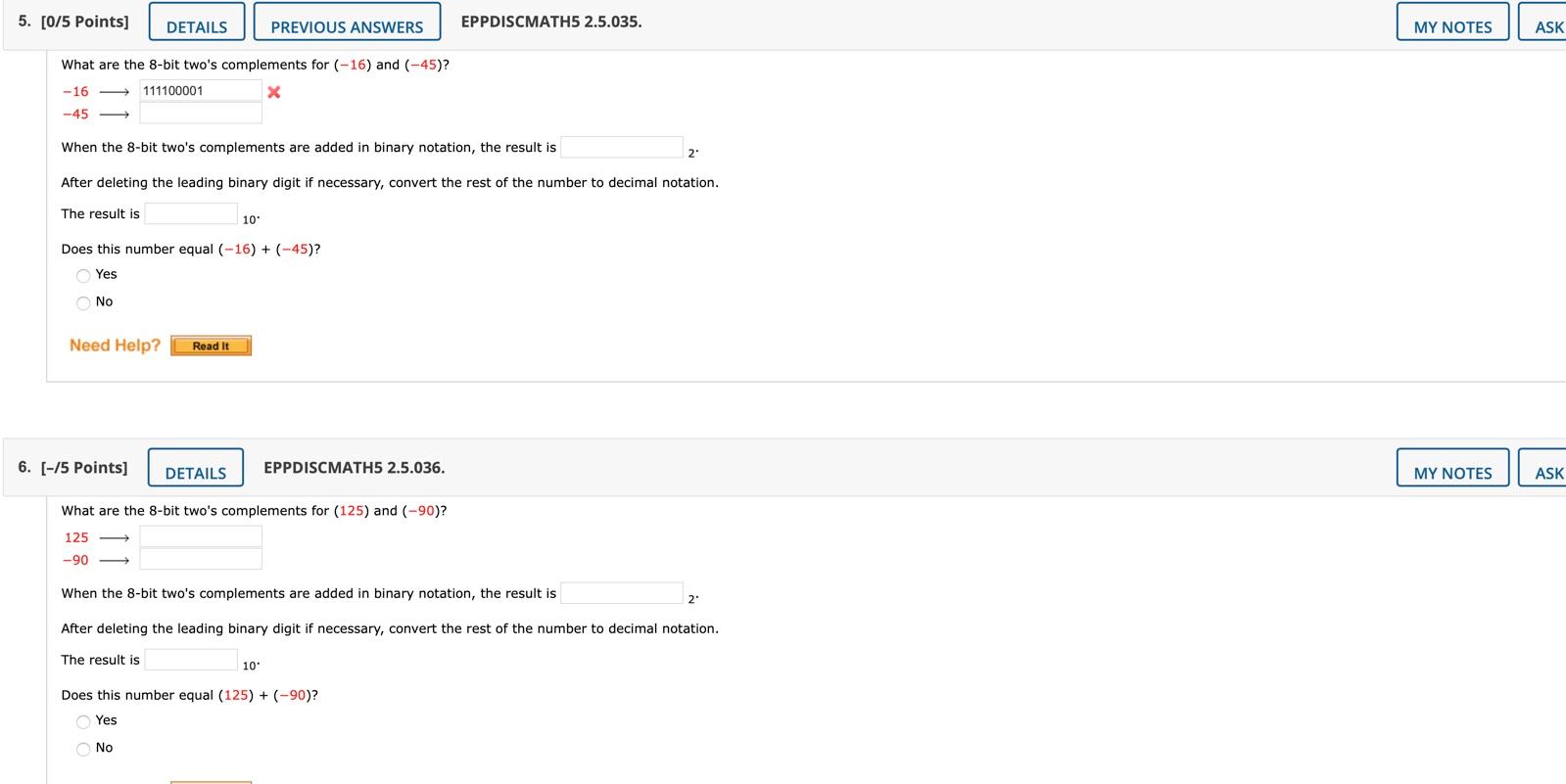 Solved 5. [0/5 Points] DETAILS PREVIOUS ANSWERS EPPDISCMATH5 | Chegg.com