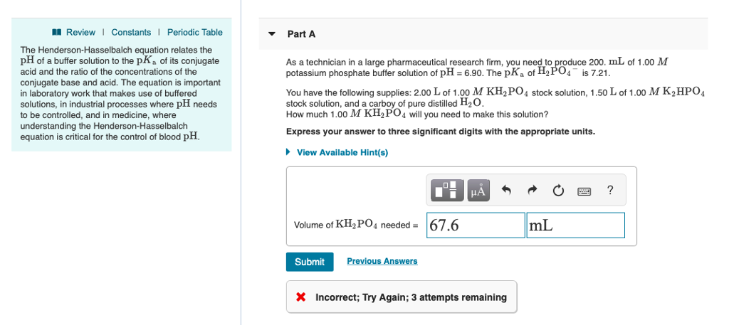 Solved Review Constants l Periodic Table Part A The | Chegg.com