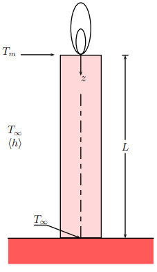 Consider the candle shown in the figure below. After | Chegg.com