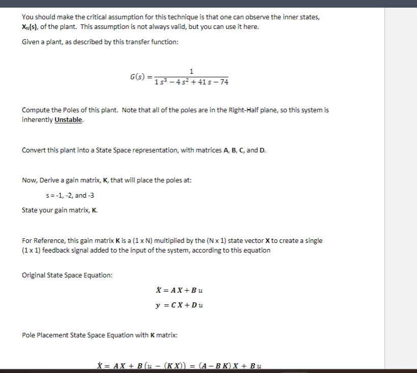 Solved You should make the critical assumption for this | Chegg.com