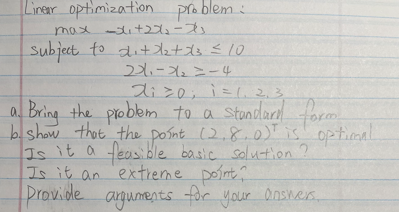 Solved max edit222-3 Linear optimization problem : subject | Chegg.com
