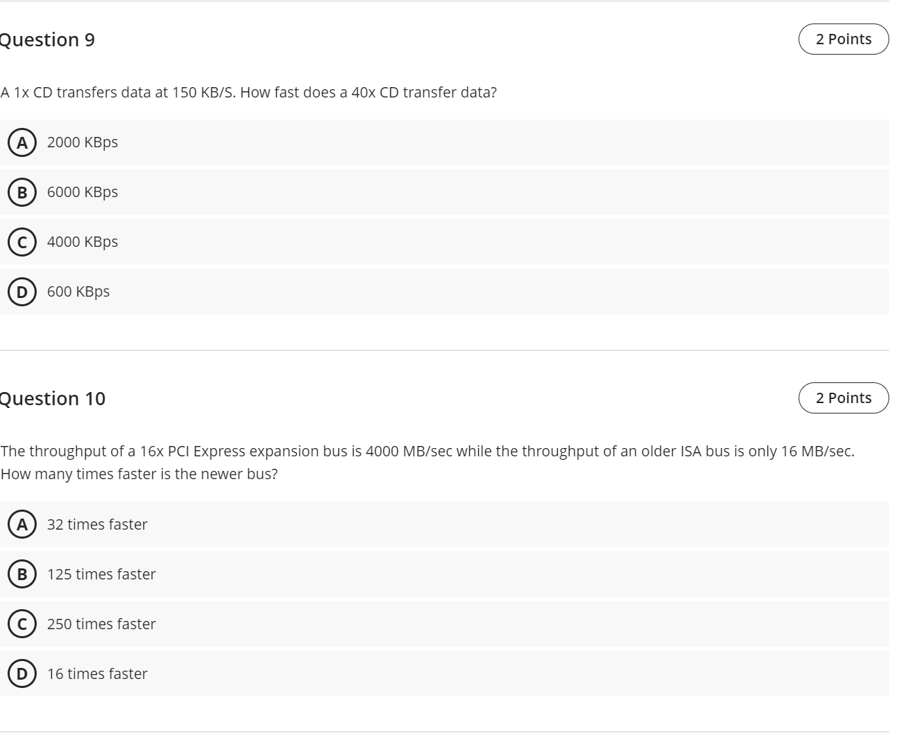 Solved Suppose a USB 2.0 drive can transfer 50 MB per | Chegg.com