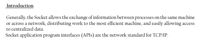 Solved CLO 4: Develop the network application using socket | Chegg.com
