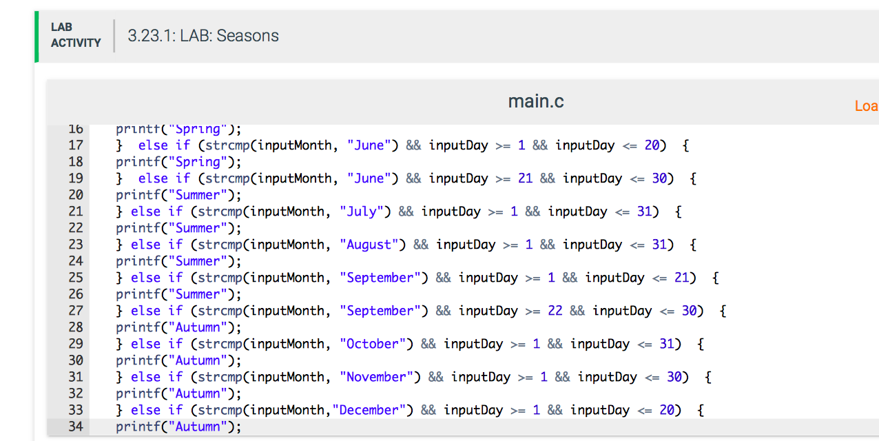 Solved 3 23 Lab Seasons Write A Program That Takes A Date