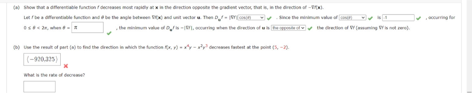 Solved (a) Show that a differentiable function f decreases | Chegg.com