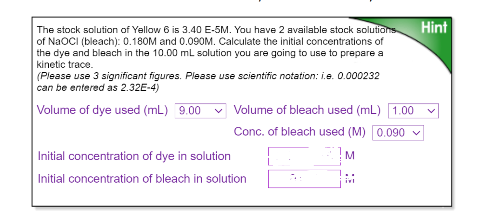 1. 2. Determining the pseudo rate constant k' For a | Chegg.com