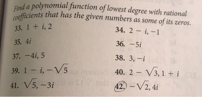 Solved Just number 42 | Chegg.com