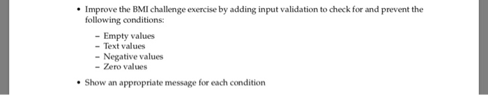 Solved i need simple codes for the input validations ( | Chegg.com