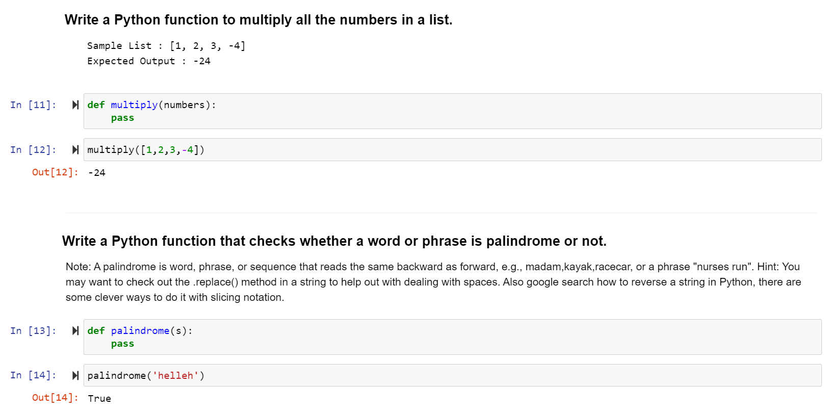 Write A Python Function To Multiply All The Numbers In A List Sample