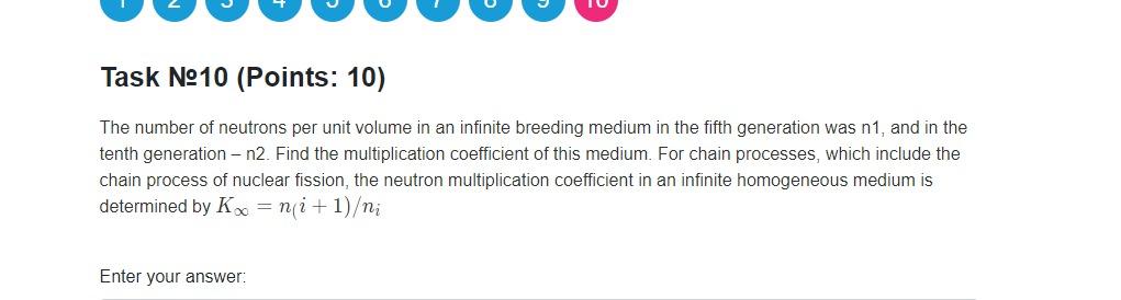 Task N010 (Points: 10) The number of neutrons per | Chegg.com