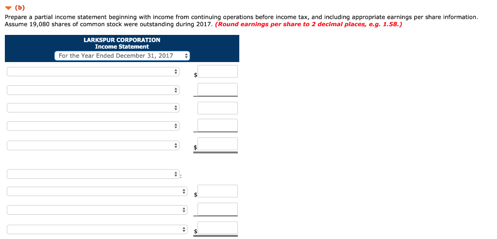 Solved Exercise 4-8 (Part Level Submission) Presented below | Chegg.com