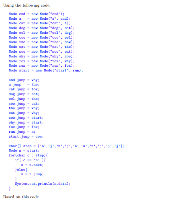 Solved Consider the (slightly) modified Node class that | Chegg.com