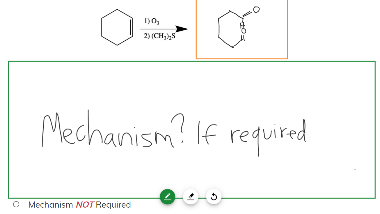 Solved 1) 03 2) (CH3)2S Mechanism? If required Mechanism NOT | Chegg.com