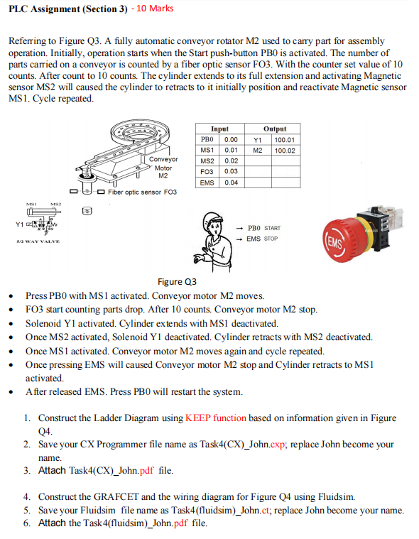 Solved Programmable Logics Controllor, kindly do all the cx | Chegg.com