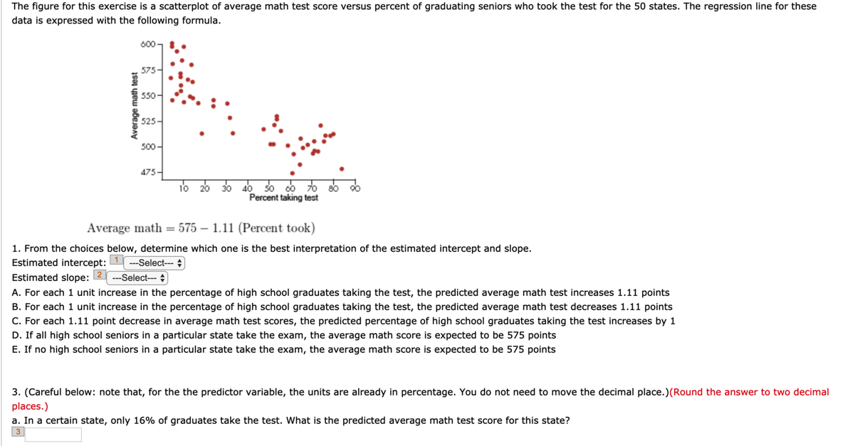 Solved The figure for this exercise is a scatterplot of | Chegg.com