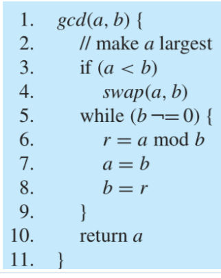 Solved Show that the Euclidean Algorithm given in Section | Chegg.com