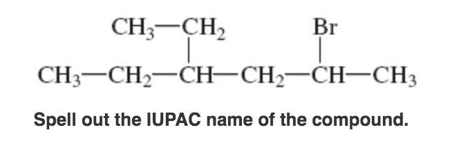 Solved CH, CH3 -CH2-CH-CH-CH3 CH, Spell out the IUPAC name | Chegg.com