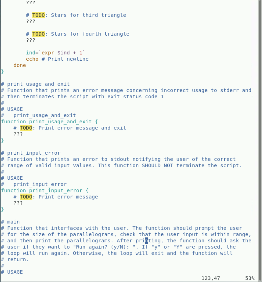 ERR_USAGE="Usage: ./parallelograms.sh" | Chegg.com