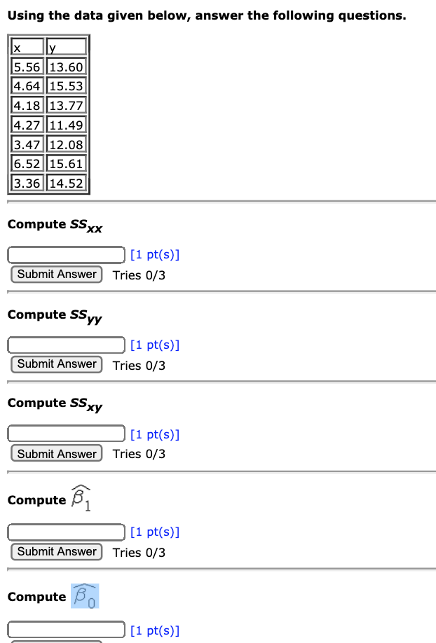 Solved Using The Data Given Below Answer The Following 