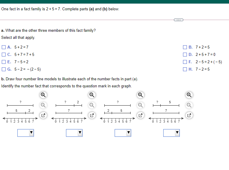 Fact Family Questions