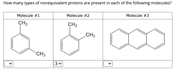 Solved How many types of nonequivalent protons are present | Chegg.com