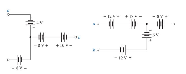 Solved Combine the voltage sources in series from the | Chegg.com