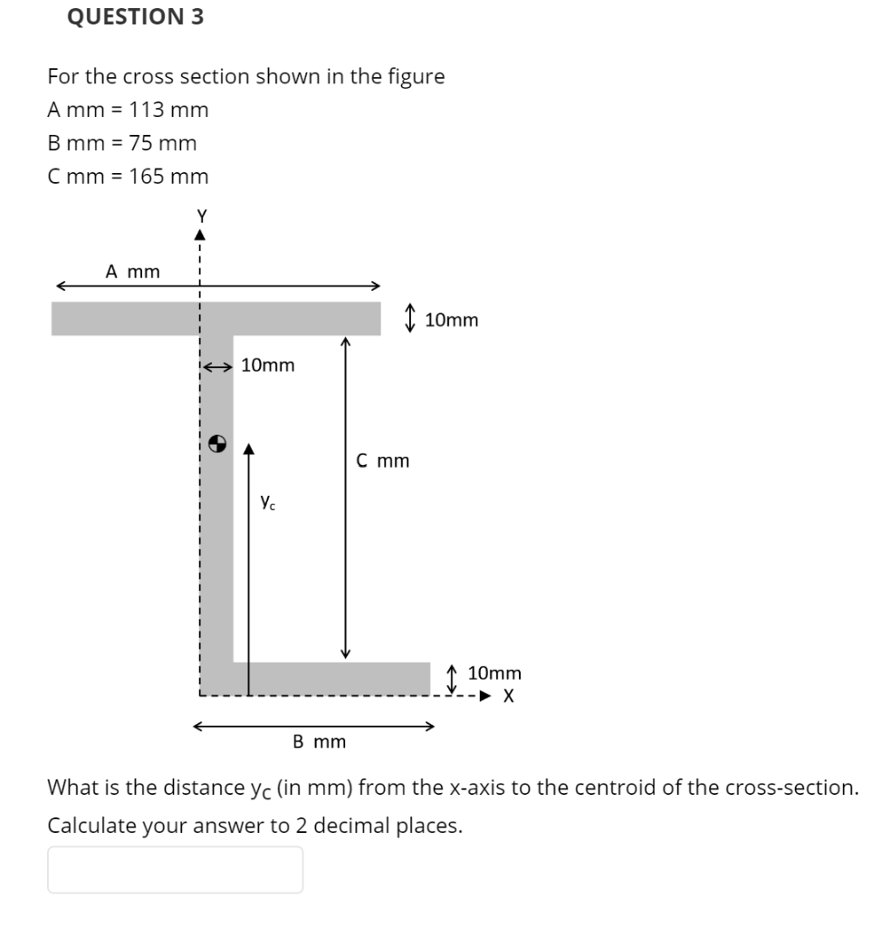 Solved QUESTION 3 For the cross section shown in the figure | Chegg.com