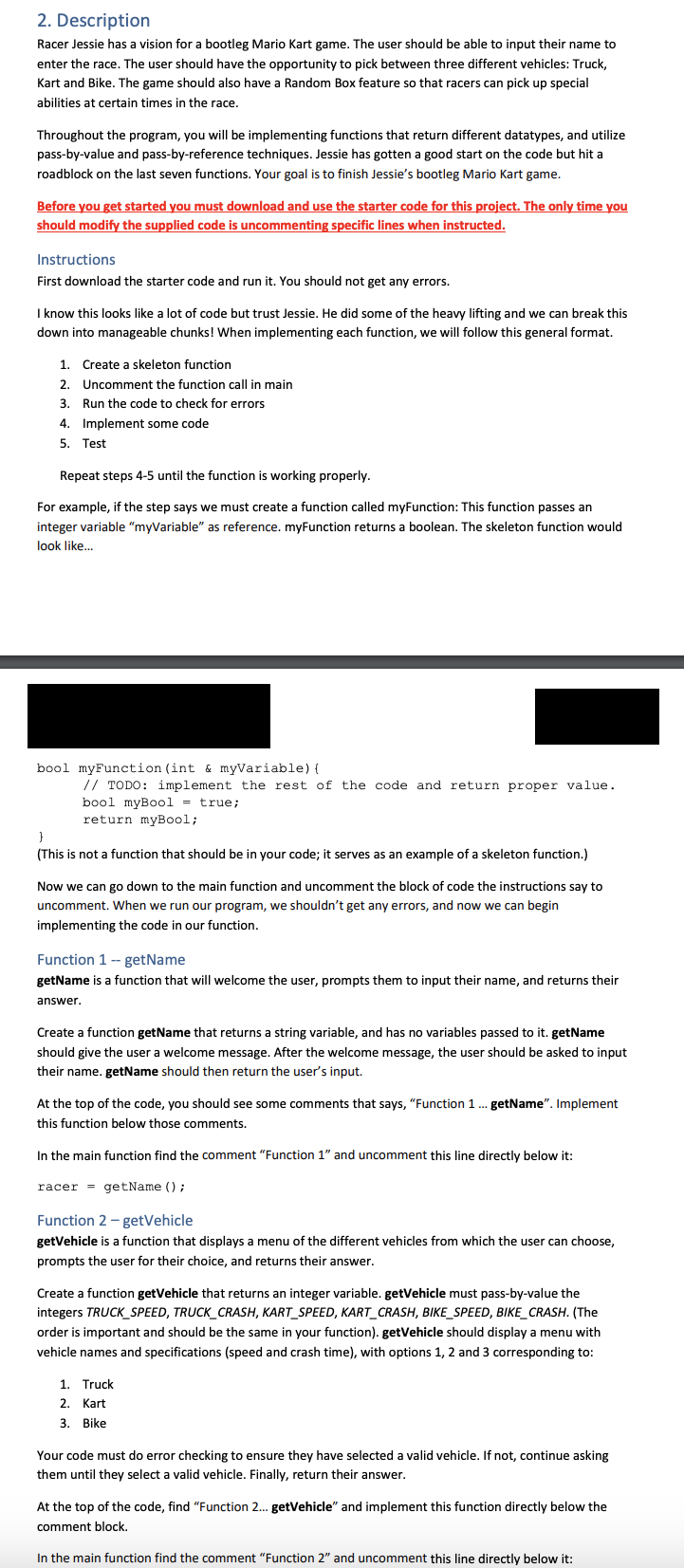 Solved Int Choice Getvehicle Truck Speed Truck Crash Chegg