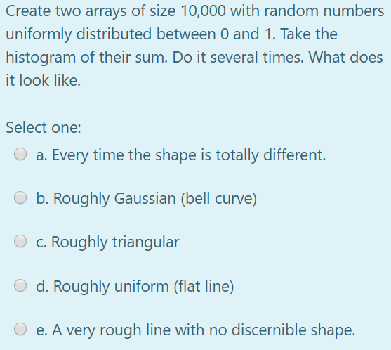 Solved Create two arrays of size 10,000 with random numbers | Chegg.com