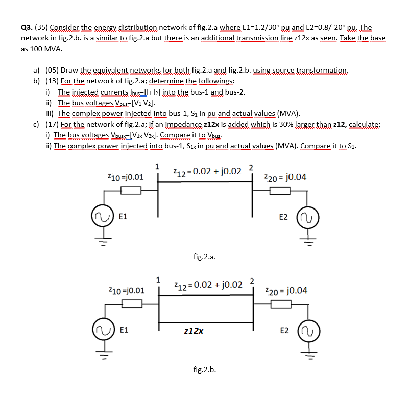 Solved Q3.(35) Consider the energy distribution network of | Chegg.com