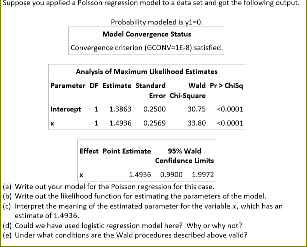 Solved I need help with part (d and e). Detailed explanation | Chegg.com