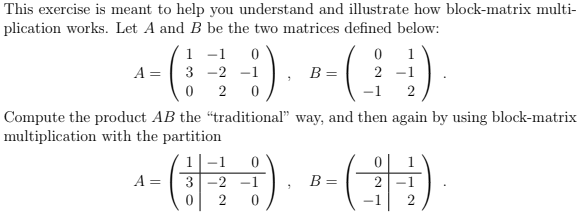 Solved :) This exercise is meant to help you understand and | Chegg.com