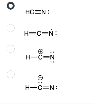 Solved Which one of the following structures is the correct | Chegg.com
