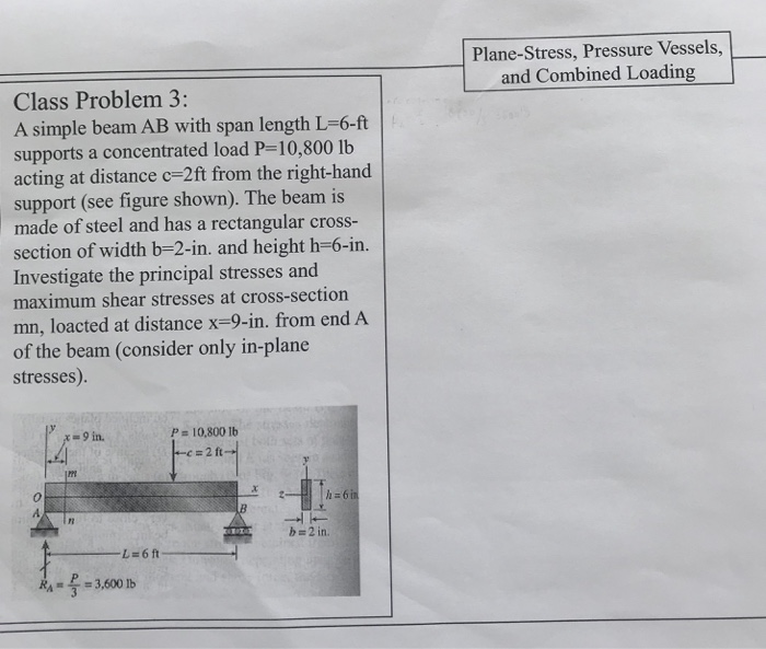 Solved Plane-Stress, Pressure Vessels, and Combined Loading | Chegg.com