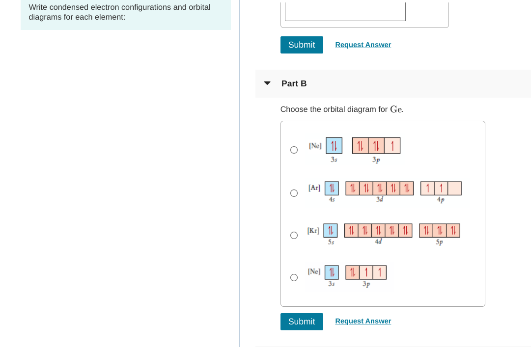 Solved Write condensed electron configurations and orbital | Chegg.com