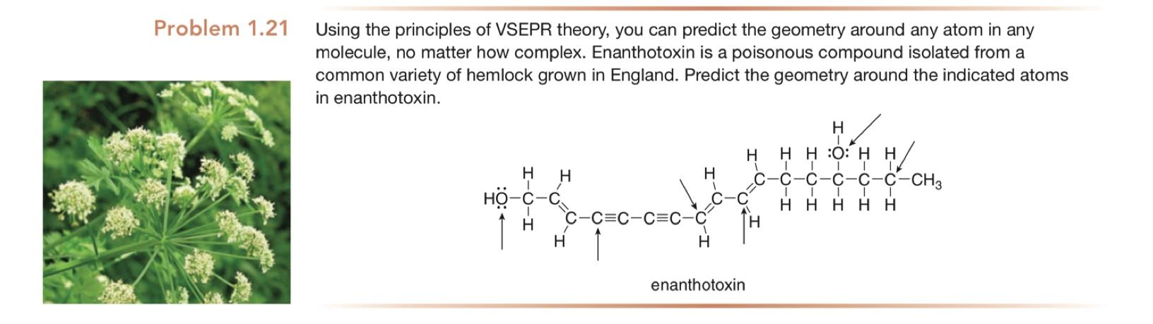 Solved Problem 1.21 Using the principles of VSEPR theory, | Chegg.com